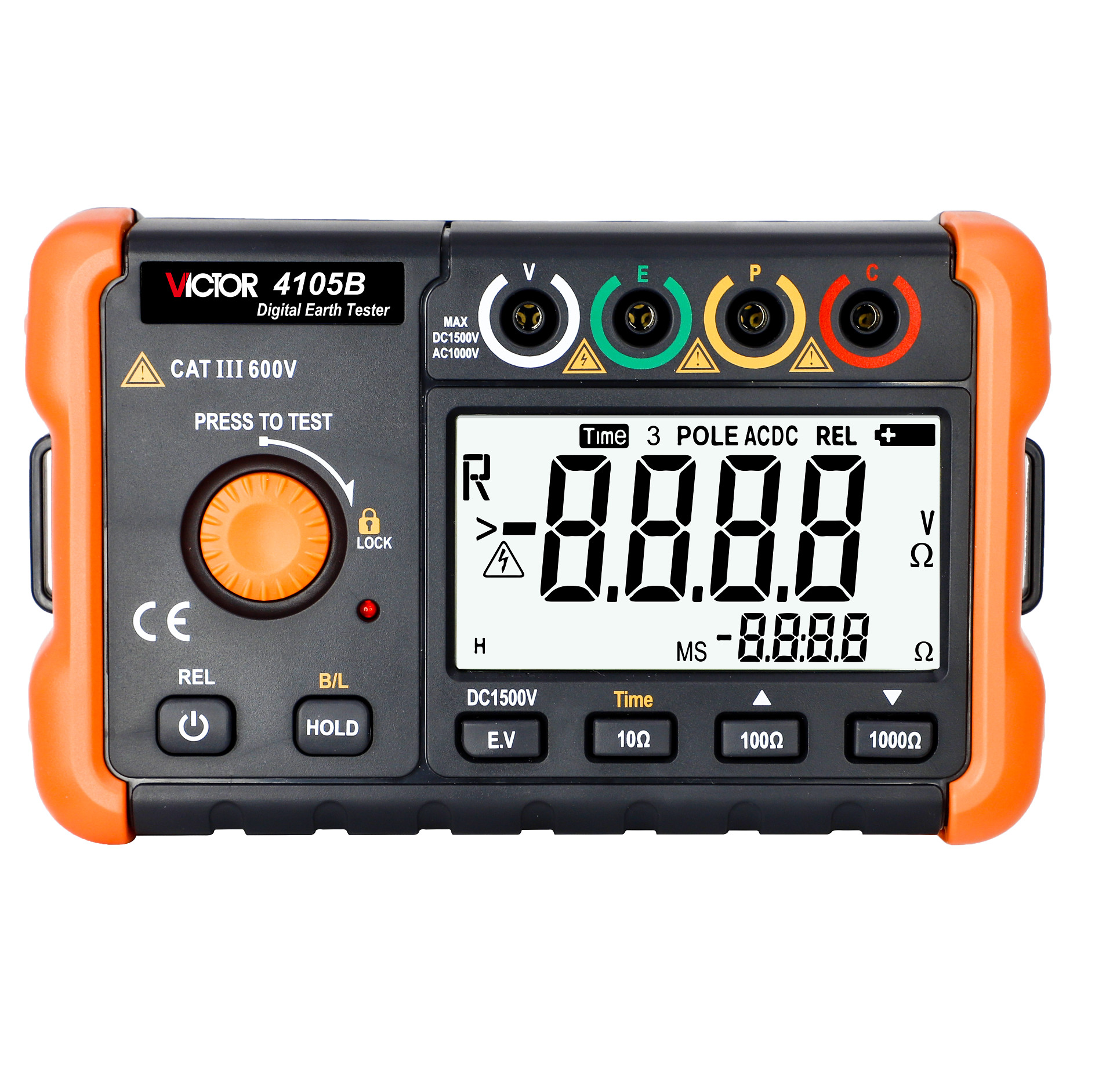 VICTOR 4105B intelligentes multifunktionales Erdungsprüfgerät mit ...